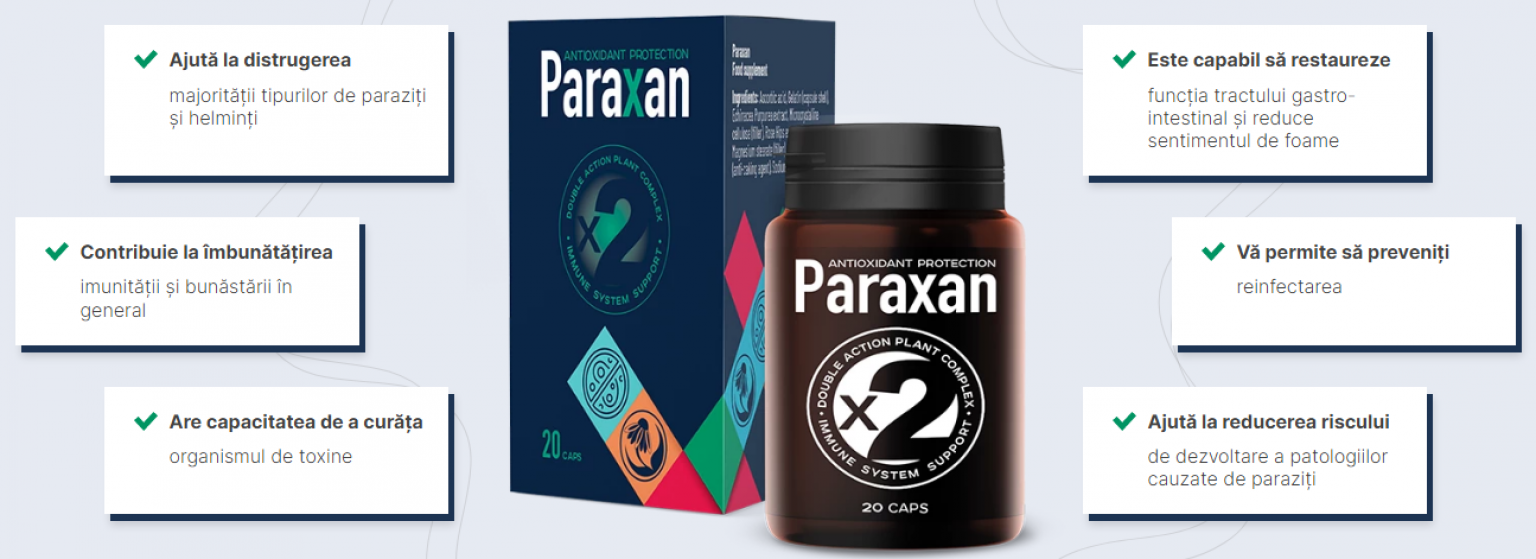 PARAXAN ᐉ pret [50% reducere] - pareri, prospect, forum, ingrediente ...